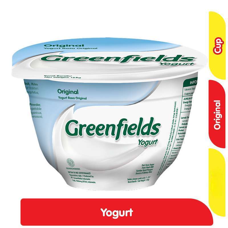 Jual Greenfields Yogurt Original Cup Di Seller Alfamart - Raden Saleh ...