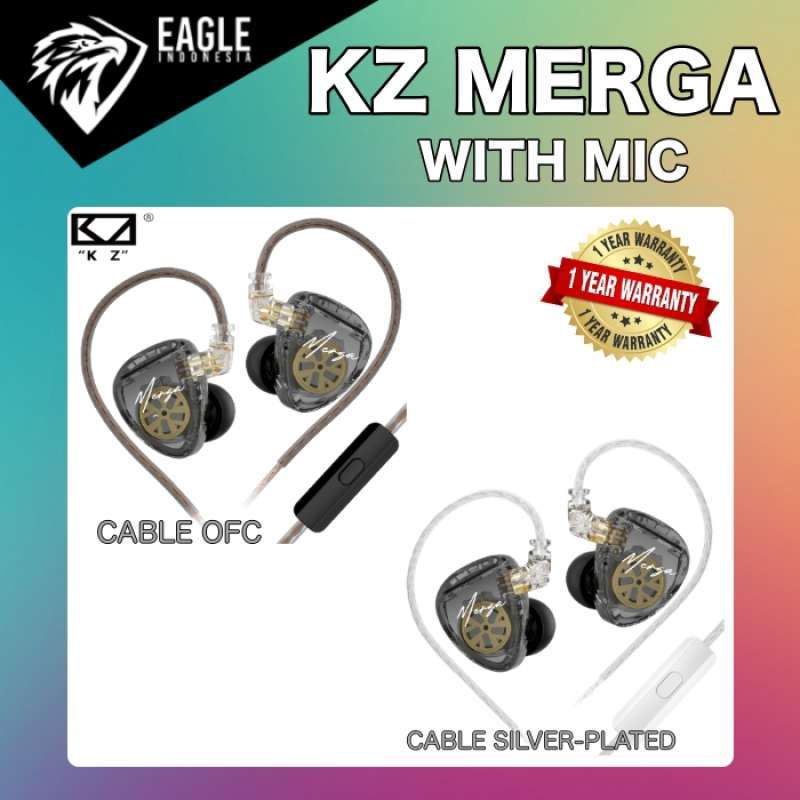 Jual Kz Merga Dual Dynamic Driver Iem Excellent Frequency Curve With ...