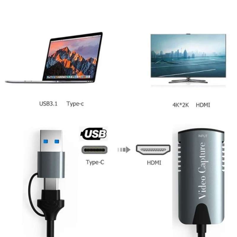 Promo 100% Produk Ori Hdmi Capture Usb Type C / Usb 3.0 Hdmi Capture 4k ... Promo 100% Produk Ori Hdmi Capture Usb Type C / Usb 3.0 Hdmi Capture 4k ...