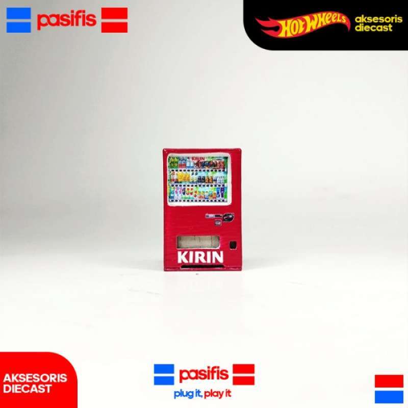 Jual Vending Machine Kirin Diorama Diecast Hotwheels Skala 1:64 - Merah ...