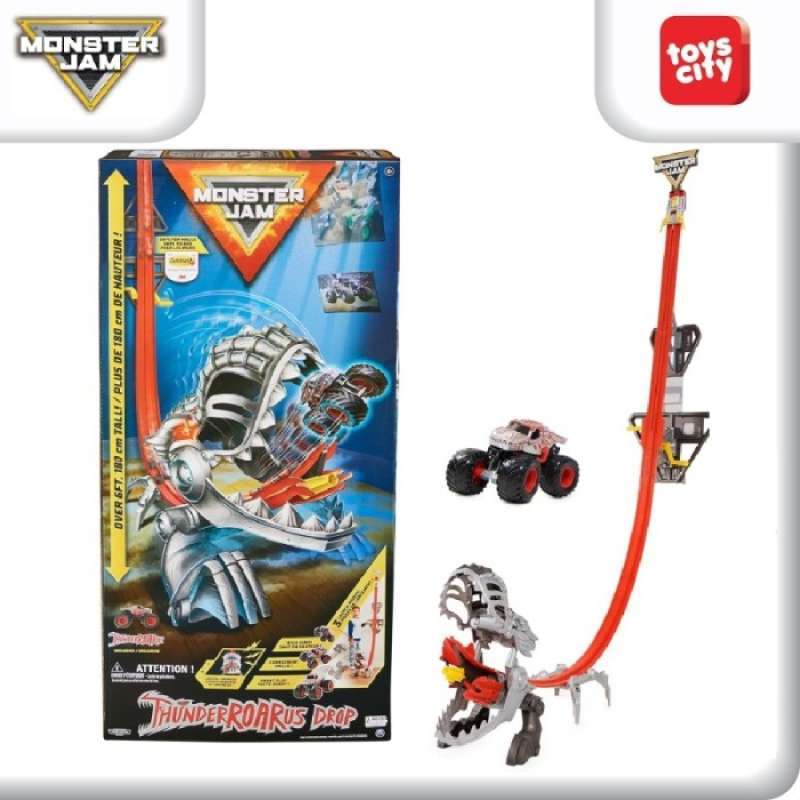 Jual Monster Jam Thunderroarus Drop Playset With Exclusive Monster ...