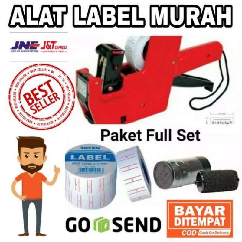 Jual Alat Label Harga & Expired Date Joyko Dan Kenko Fullset Siap Pakai ...