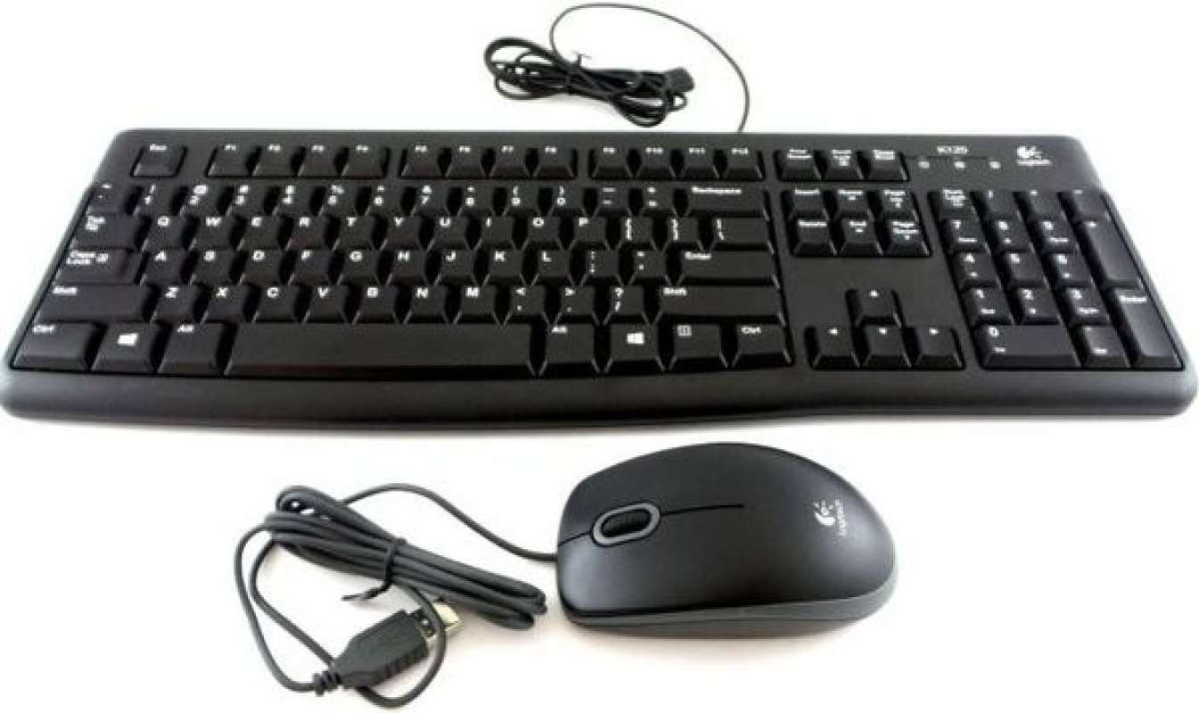 Promo 100% Produk Ori Keyboard + Mouse Logitech Mk-120 Diskon 23% Di ...