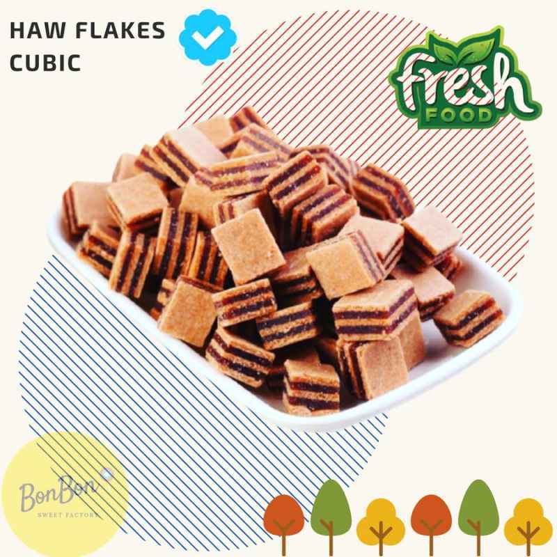 Jual Permen Asam Sanca Kotak Lapis Haw Flakes Candy Square Box Cubic ...