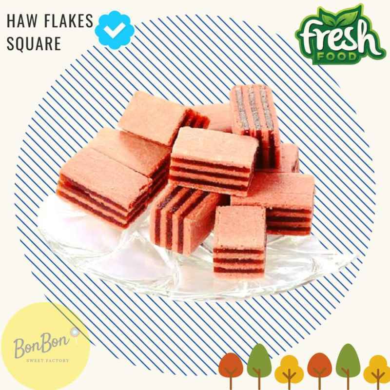 Jual Permen Asam Sanca Kotak Lapis Haw Flakes Candy Square Box Cubic ...