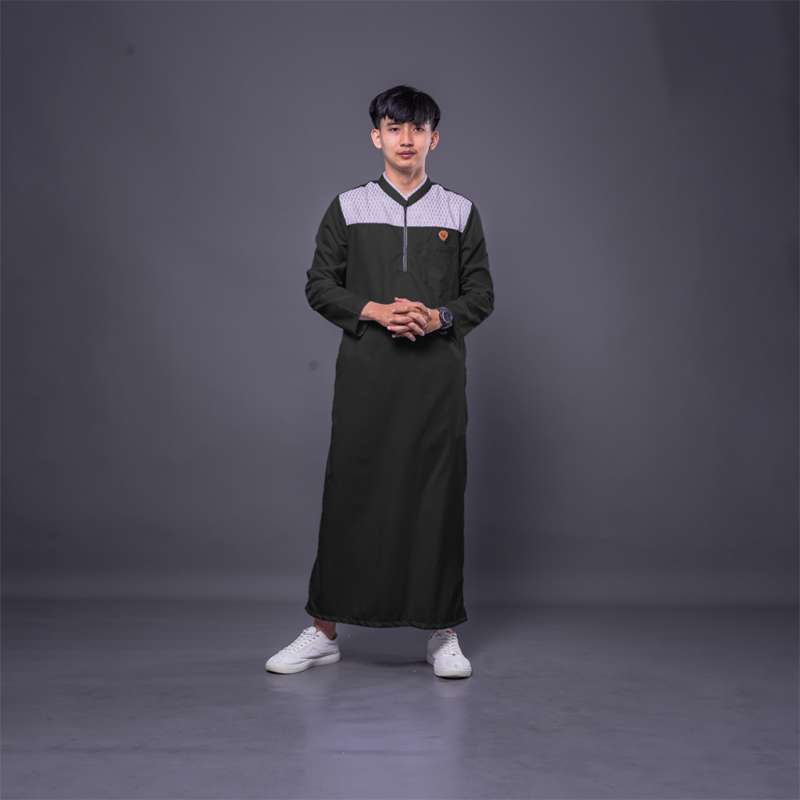 Jual Kawan Muslim - Jubah Gamis Pria Dewasa Model Etnik Lengan Panjang Warna Putih - Xl Cokelat ...