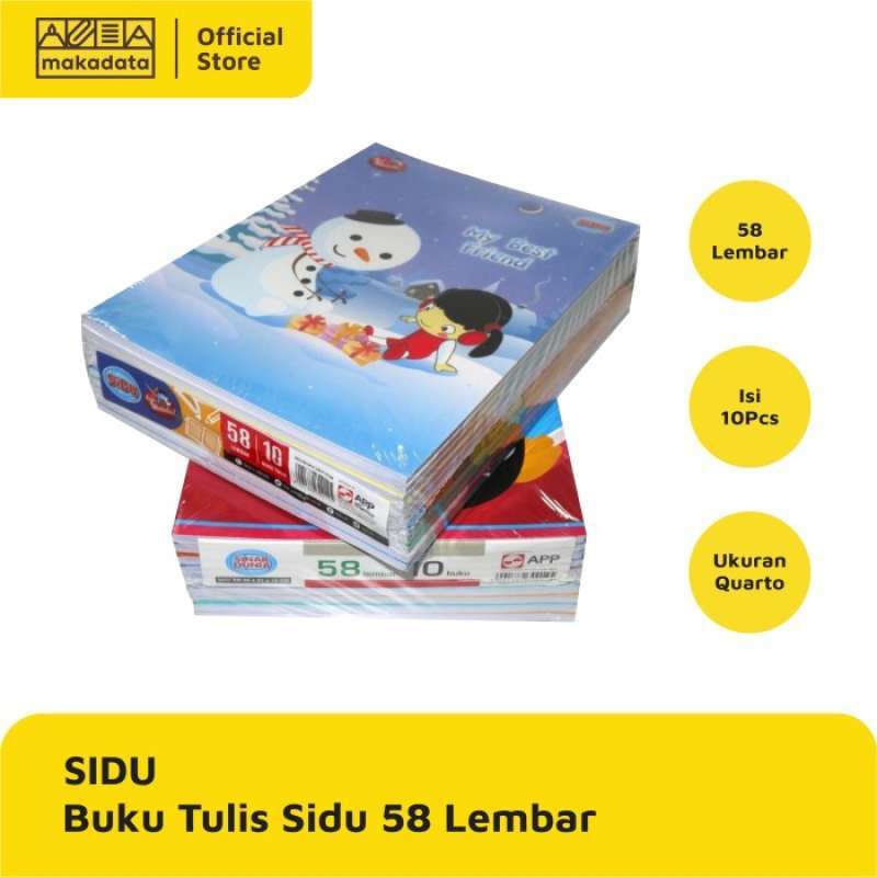 Jual Buku Tulis Sidu | Sinar Dunia 58 Lembar (1pak) Di Seller Kingyo ...