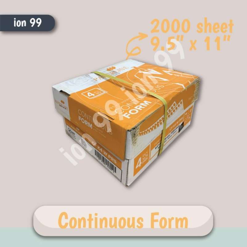 Jual Continuous Form 4 Ply Warna Ncr Prs - Paper Line Ppl Di Seller ...