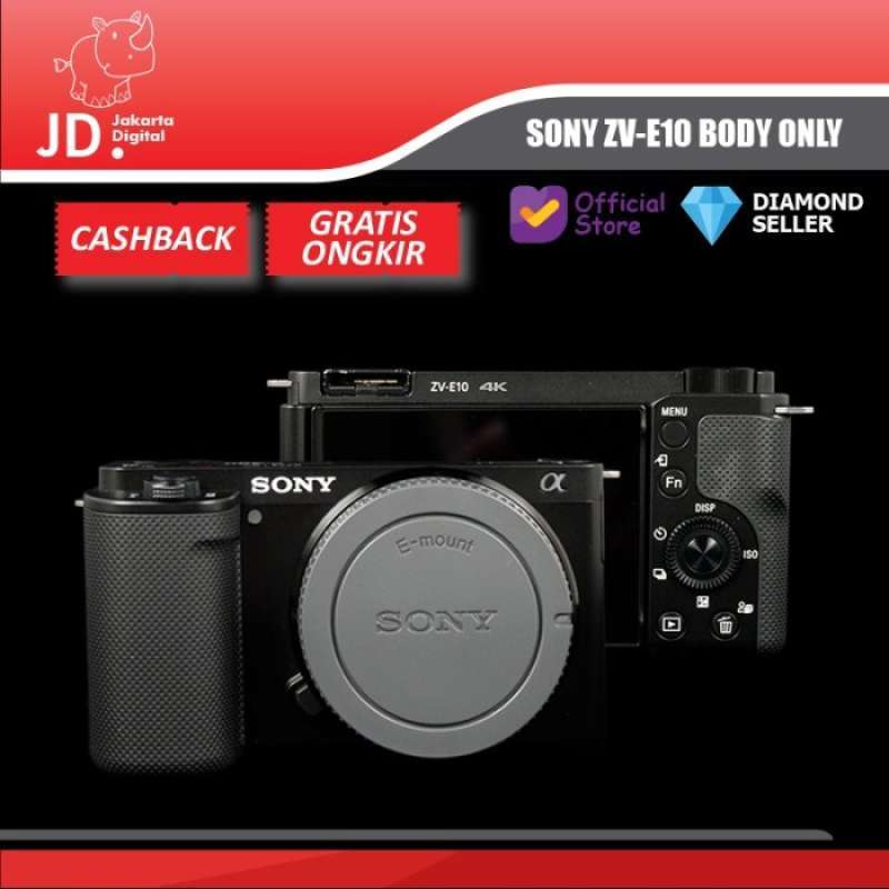 Jual Sony Zv-e10 Bo Body Only Mirrorless Camera - Paket 32gb Di Seller ...