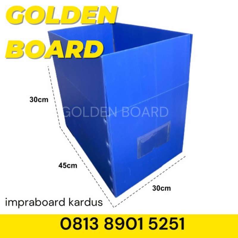 Jual Box Impraboard, Box Serbaguna Ukuran 5mmx45x30x30cm Di Seller ...