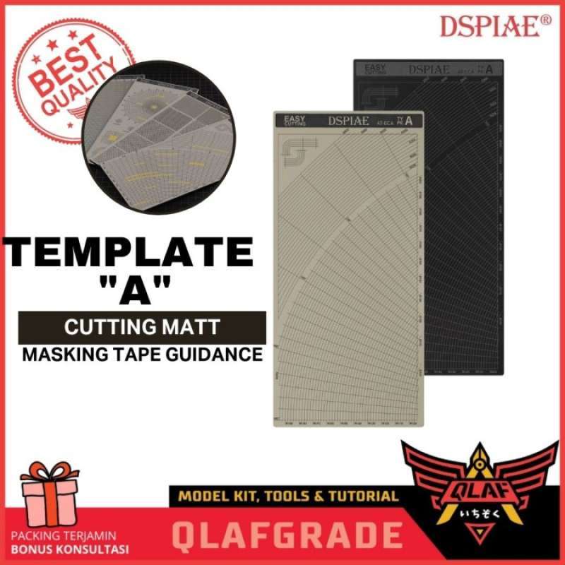 Jual Masking Tape Template Cutting Mat Guide Easy Pattern Dspiae ...