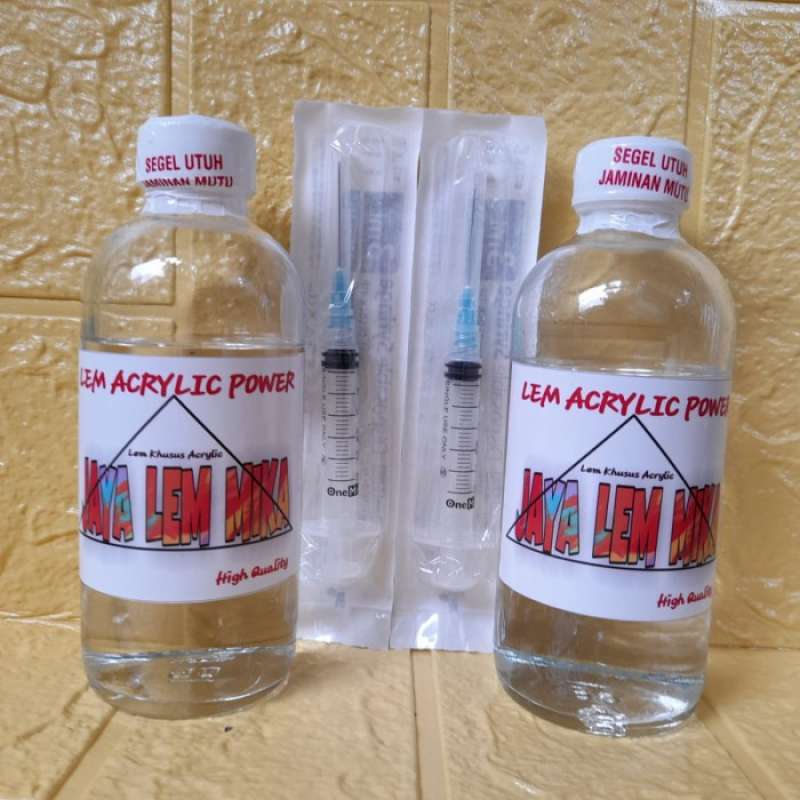 Jual Lem Akrilik Transparan/lem Acrylic/lem Acrilic/lem Mika 250 Ml Di ...