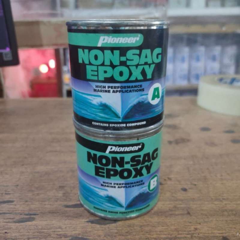Jual Lem Kapal Pioneer Epoxy Non-sag 1set 2 Kaleng = 340 Gr Di Seller ...