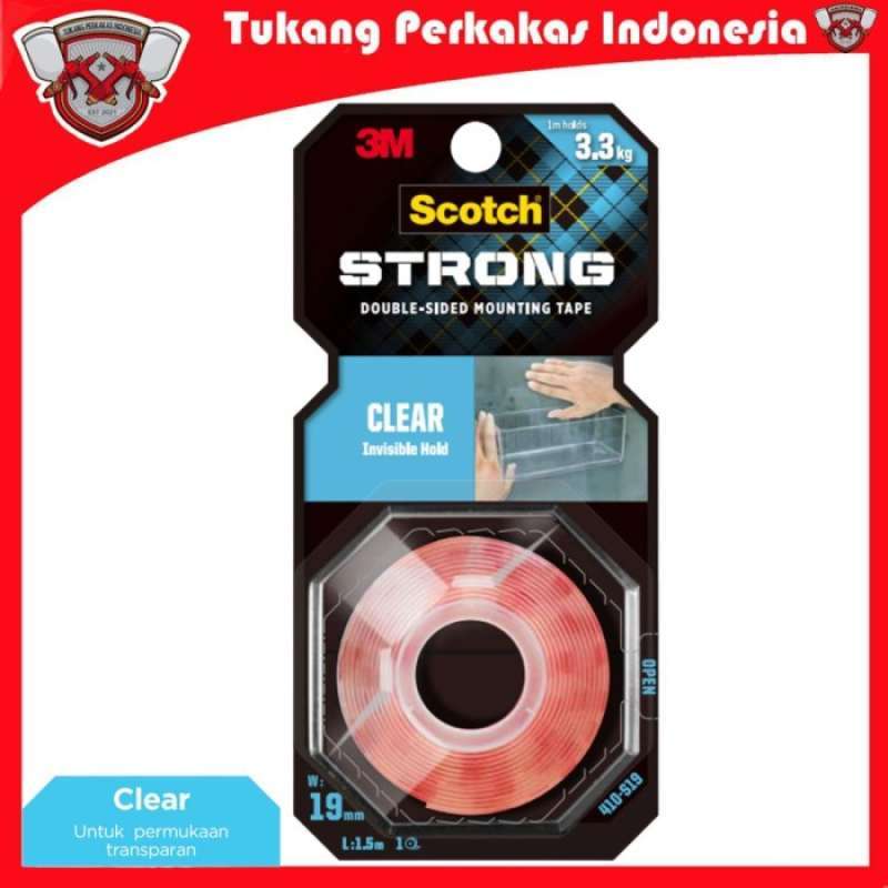 Jual 3m Double Tape Scotch Permanent Tape Mounting Clear Transparan Bening Di Seller Sunshop ...