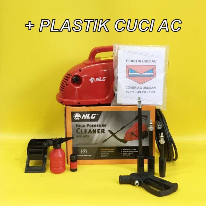 Promo Steam Cuci Mobil / High Pressure Nlg Hpc-40ts 40 Bar + Plastik ...