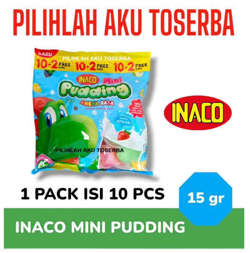 Promo Inaco Mini Pudding Isi 10 Cups - ( Harga Per 1 Bungkus ) Diskon 7 ...