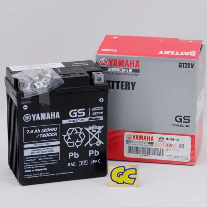 Jual Battery Assy / Aki Yamaha Xmax, R25 Mf Kering Gtz8 Original Yamaha Di Seller Tombstone ...