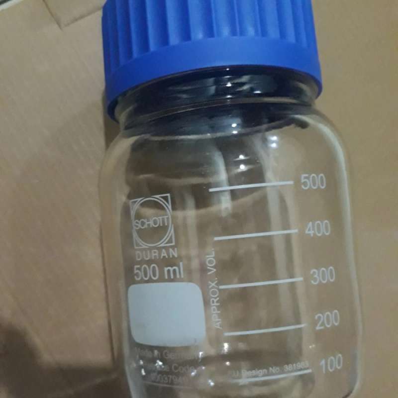 Promo Laboratory Bottle Duran 500 Ml Lab Bottle 500 Ml Duran Mulut Lebar Diskon 23% Di Seller ...