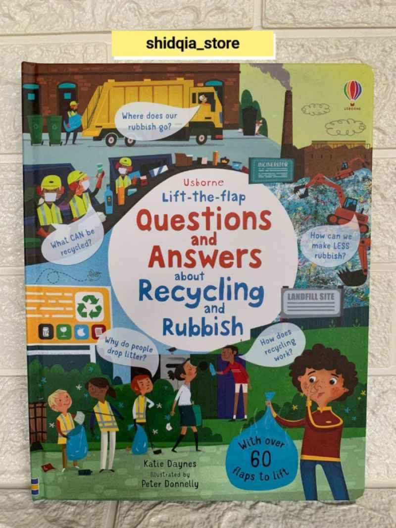 Promo Usborne Lift-the-flap First Question And Answer Recycling And ...