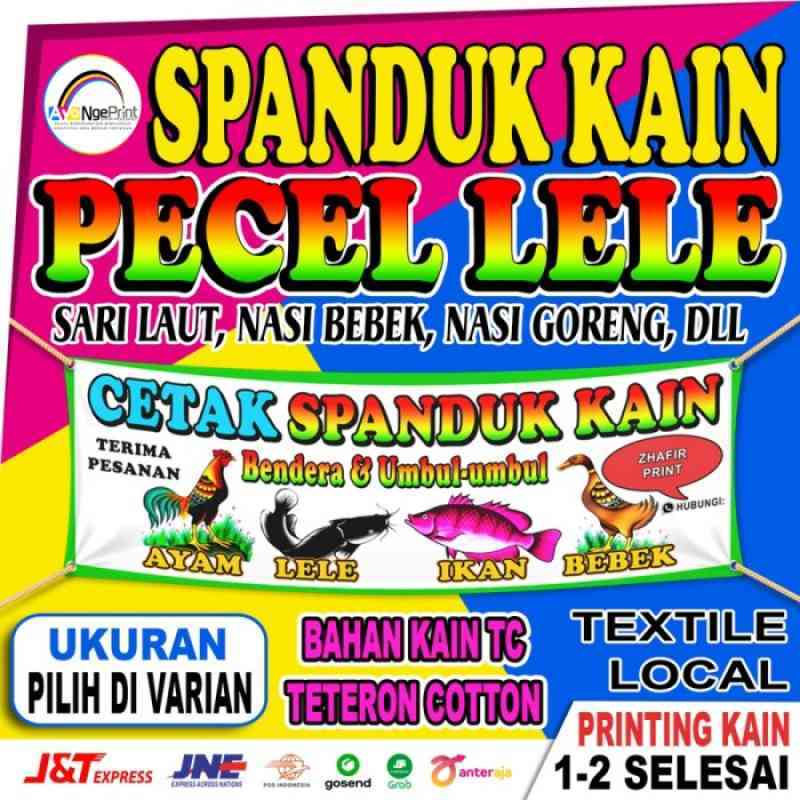 Jual Cetak Spanduk Kain Pecel Lele | Sari Laut - Bahan Kain Tc Lokal Di ... Jual Cetak Spanduk Kain Pecel Lele | Sari Laut - Bahan Kain Tc Lokal Di ...