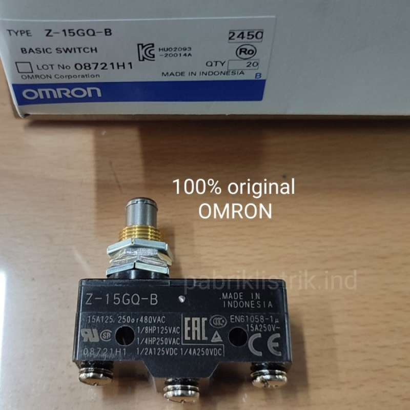 Jual Limit Switch / Micro Switch Z-15gq-b Omron Original Di Seller ...