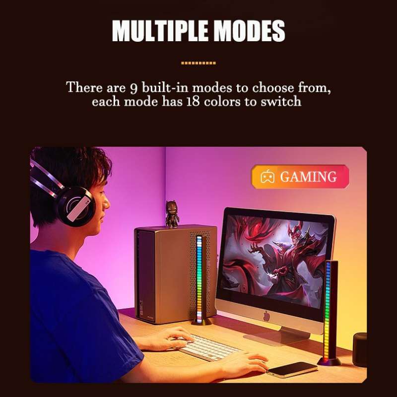 Jual Lampu Musik Led Rgb Bar Strip Spectrum Sound Control Atmosphere ...