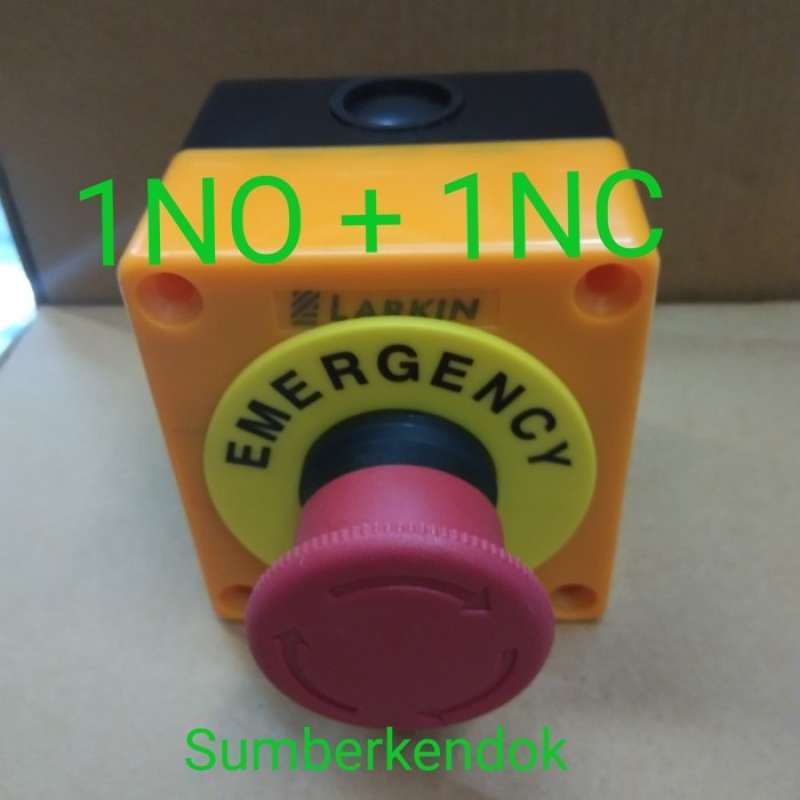 Jual Tombol Emergency Stop +box+name Tage 1no+1nc Darurat Push Button ...