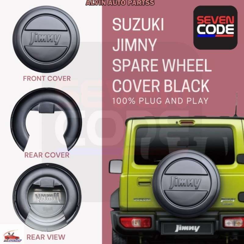 Promo Cover Ban Serep Jimny Jb74 Black / Tutup Ban Serep Jimny Jb74 ...