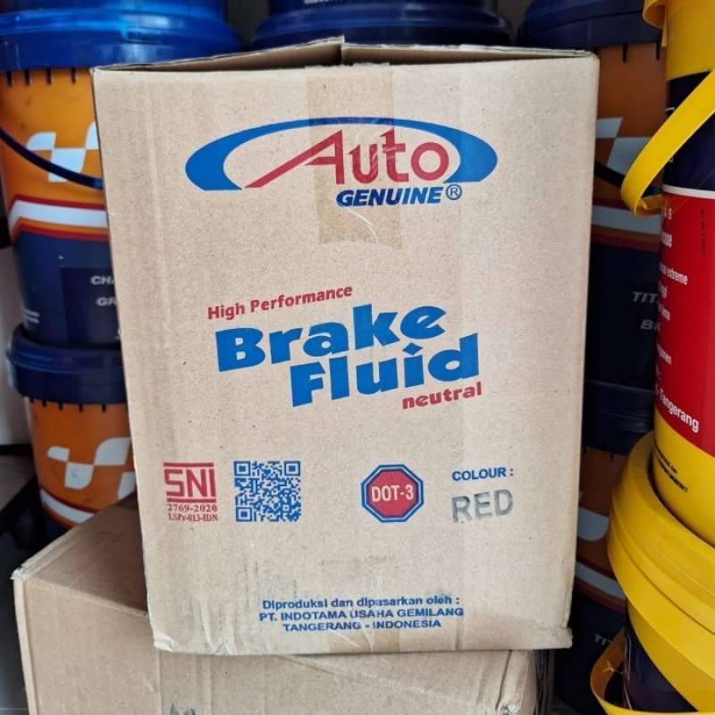 Promo Minyak Rem Merah Red Auto Genuine 20 Liter [1pail]galon 20 Ltr ...
