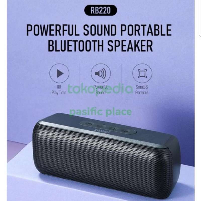 Promo Robot Rb220 Portable Bluetooth 5.0 Speaker New Model Rb100 Rb210 ...