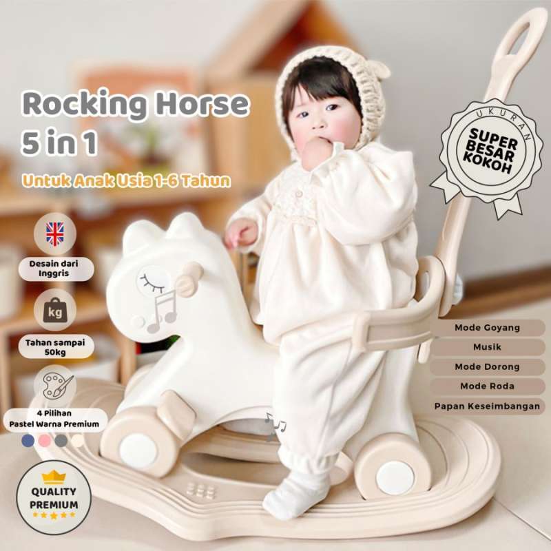 Jual Parklon 5in1 Mainan Kuda Kudaan Anak Rocking Horse Jungkat Jungkit ...