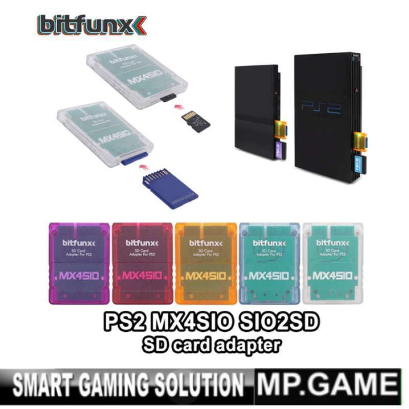 Promo Reader Adapter Bitfunx Ps2 Mx4sio Sio2sd Sd Card Adapter Untuk Ps2 (hanya Adapter) Diskon ...