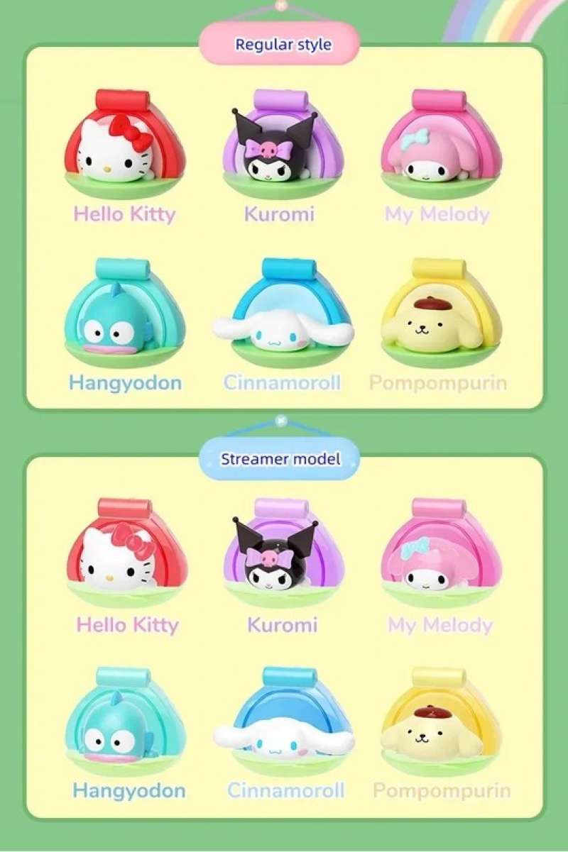 Jual Rainbow Tent Sanrio Characters Moetch Bean - Light Up, Model Hello ...