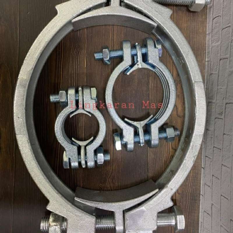Promo Klem Double Bolt Sl 875 Hose Clamp 8 Inch 210-225 Diskon 23% Di ...