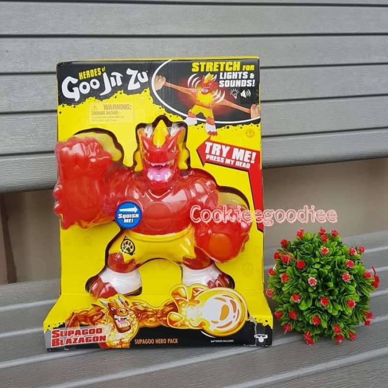 Promo Goo Jit Zu Supagoo Blazagon Oversized Action Figure Diskon 10% Di ...