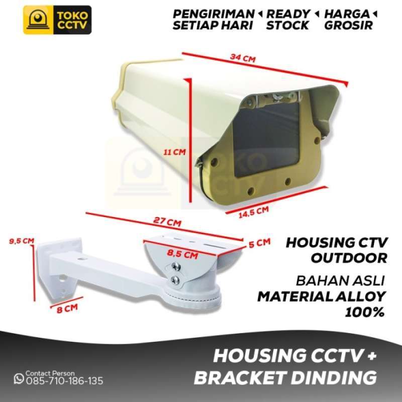 Promo Housing Camera Cctv Outdoor Plus Bracket Dinding Big Diskon 23% ...