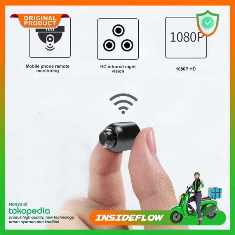 Promo Kamera Spy Cctv Mini Tersembunyi Ip Wireless Night Vision Hd ...