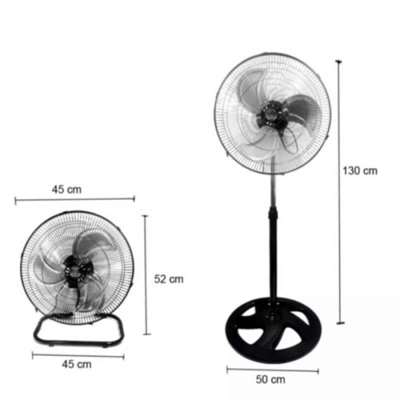 Promo Kipas Angin Berdiri/stand Fan 18inch Full Besi 3in1 Advance Tds18 ...