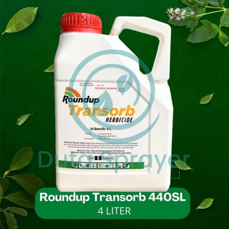 Jual Roundup 486 Sl 4l Herbisida Pembasmi Rumput 4 Liter - Transorb 440 ...