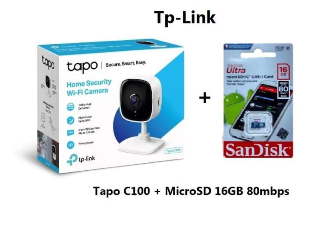 Jual Tp-link Tapo C100 Home Security Wi-fi Camera - Tapo+16gb Di Seller Winter - Cengkareng ...