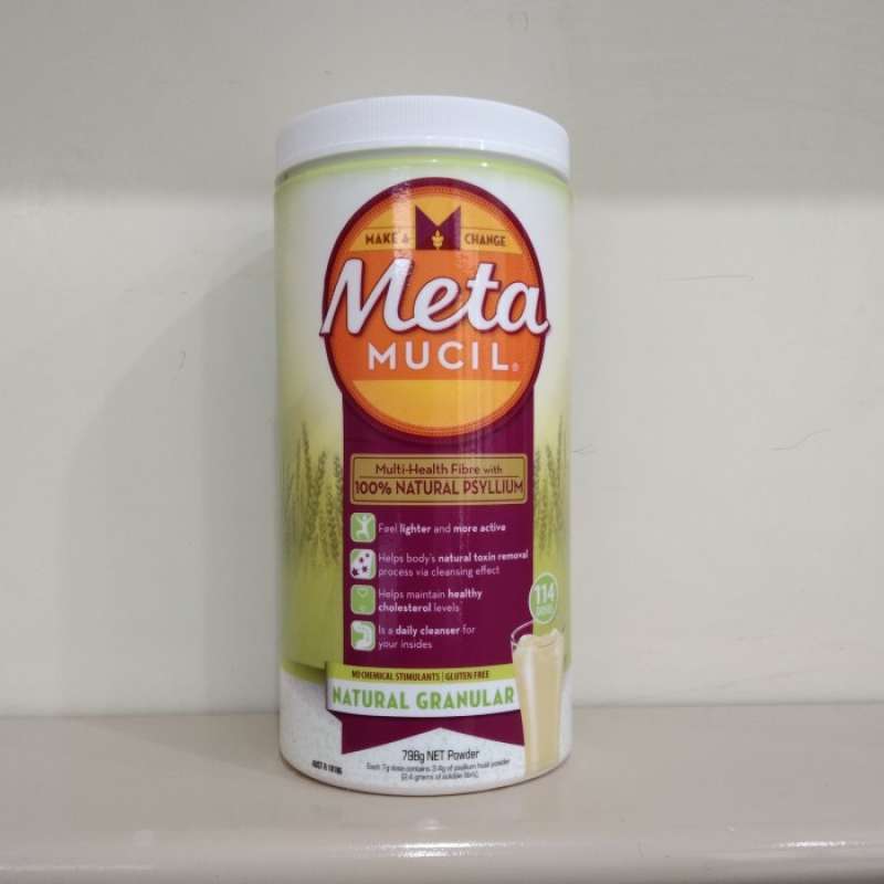 Promo Meta Mucil Natural Granular 114 Doses 798 Gram Diskon 23% Di ...