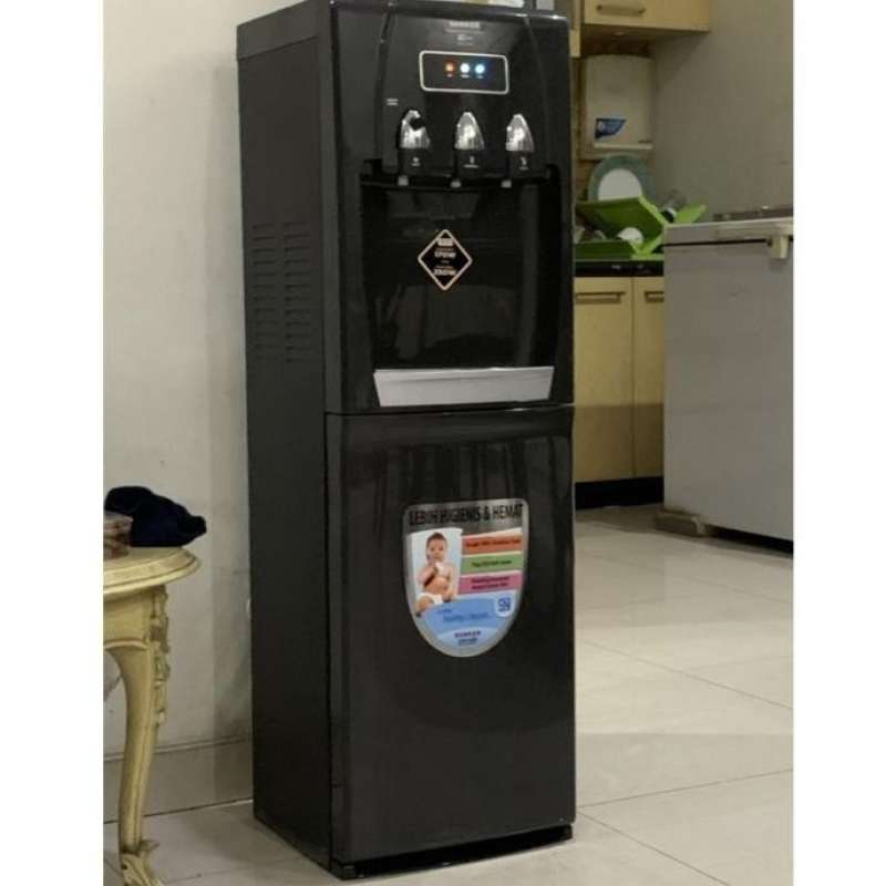 Promo Sanken Hwdc500e Dispenser Galon Bawah Kompresor Baru Diskon 4% Di ...