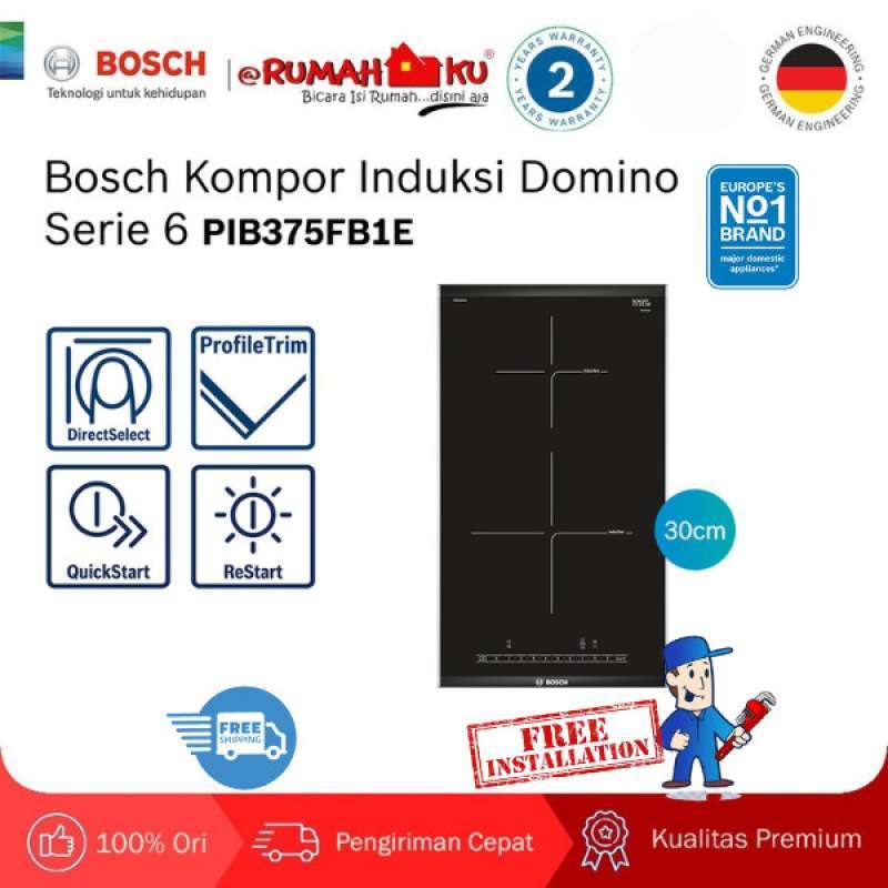 Promo Bosch Domino Induction Hob Kompor Induksi Hitam Pib375fb1e Serie ...