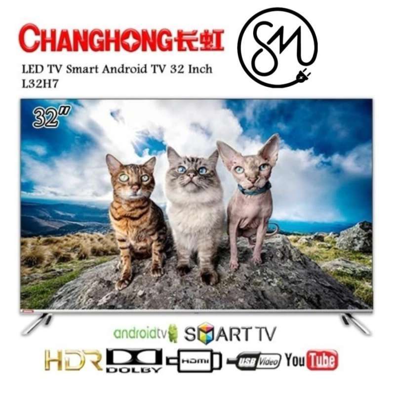 Jual Led Tv Changhong 32 Inch L32h7 Google Android Smart Tv Chang Hong Di Seller Sinar Matahari ...