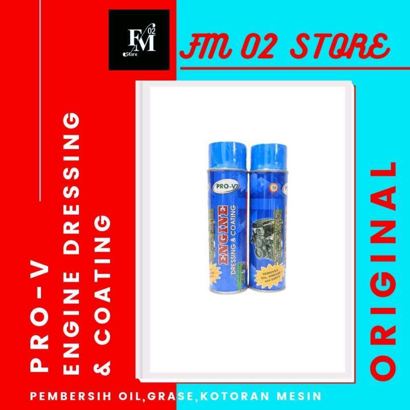 Promo Pro-v Engine Dressing Coating Pembersih Oli Grase Mesin 500ml ...