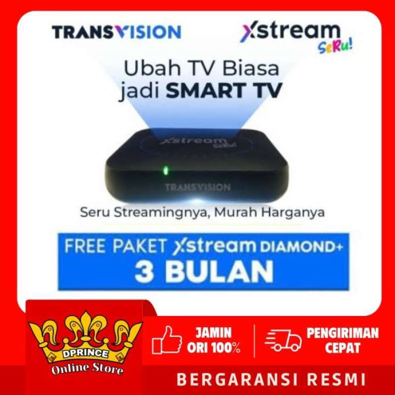 Promo Transvision Xstream Seru Tv Box Android 10 + Free Bonus Special ...