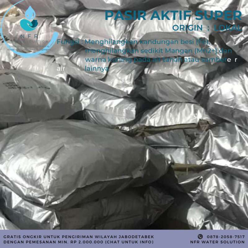 Promo Pasir Aktif / Activated Sand Untuk Menghilangkan Zat Besi Diskon ...
