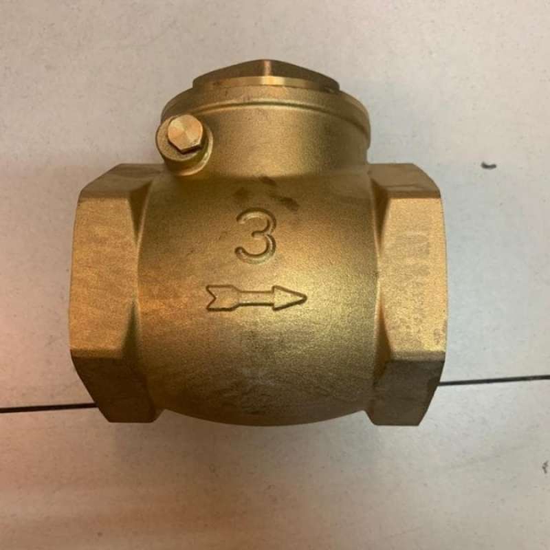 Promo Check Valve Kuningan Drat 2,5 Inch/swing Check Valve Brass/klep ... Promo Check Valve Kuningan Drat 2,5 Inch/swing Check Valve Brass/klep ...