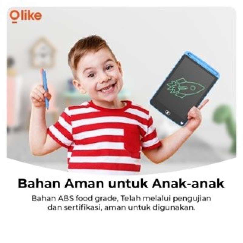 Promo Olike Lcd Drawing Board Pad Writing Tablet 10.5 Inch B2 Blue ...