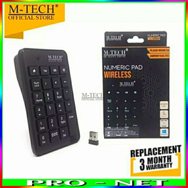 Promo Keyboard Numeric Wireless M Tech Diskon 23% Di Seller Lepimu ...